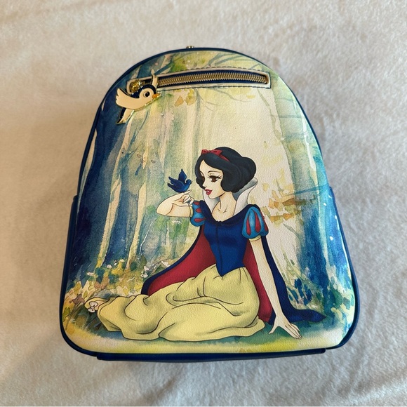 Loungefly | Bags | Loungefly Disney Blue And Yellow Snow White Backpack ...